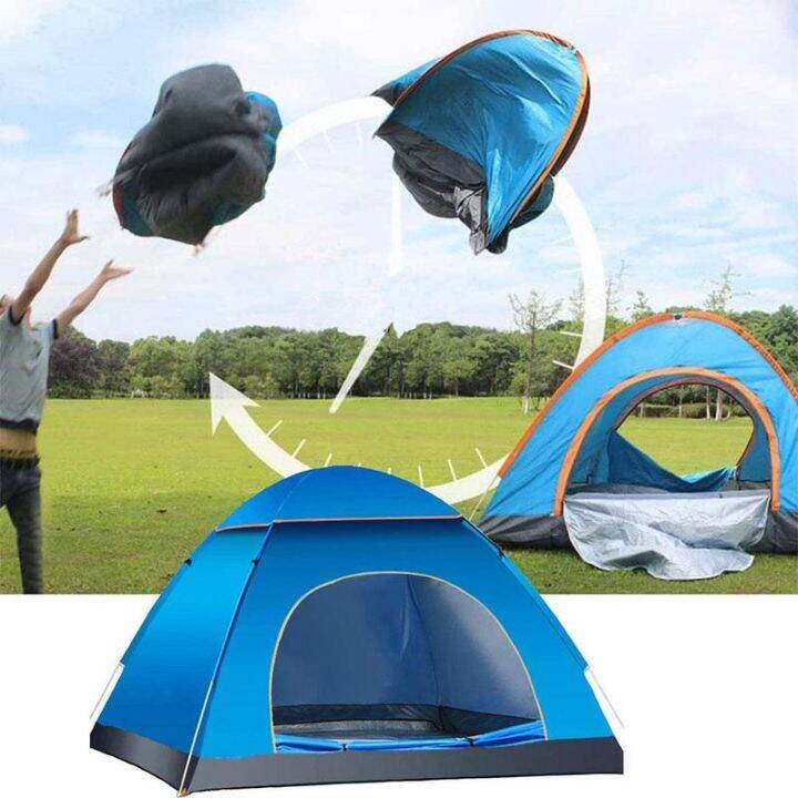Automatic Pop Up Camping Tent Portable Easy Set-up Lightweight ...