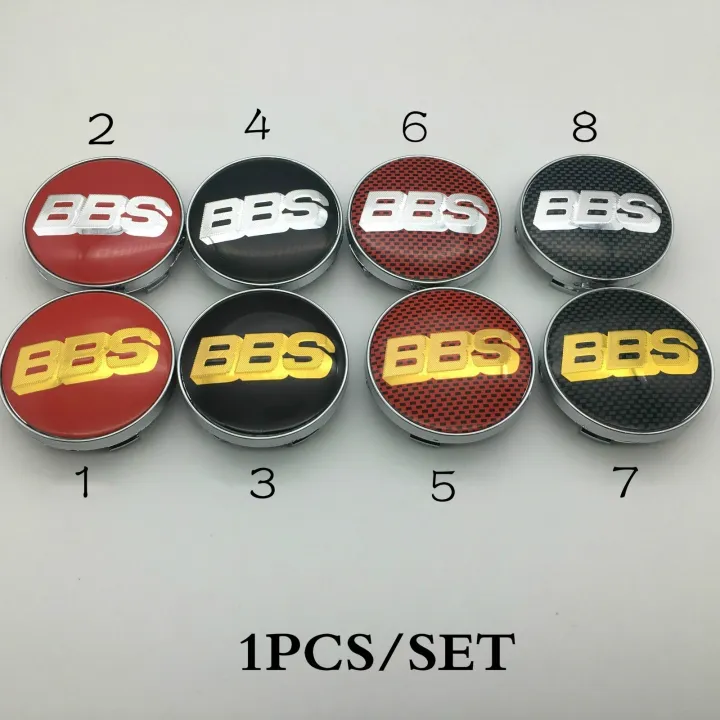 🚗🚕🚙NEW 4pcs/56mm 60mm 65mm 68mm Car Styling BBS Racing Emblem Wheel ...