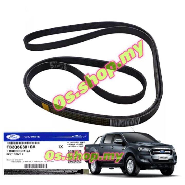 FORD RANGER T7 / T8 - 2.2cc 2016 -2020 original (GENUINE) FAN BELT / V ...