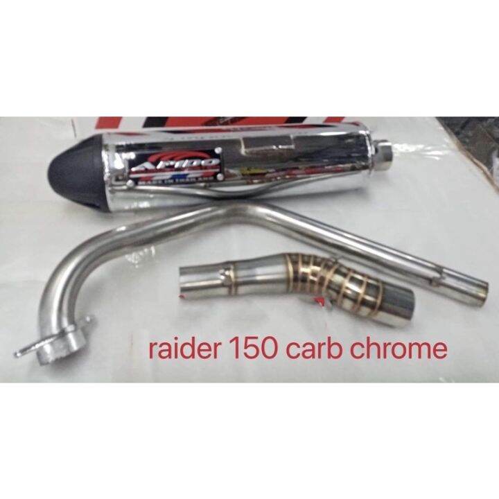 【Ready Stock】 apido exhause pipe raider 150 carb chrome | Lazada PH