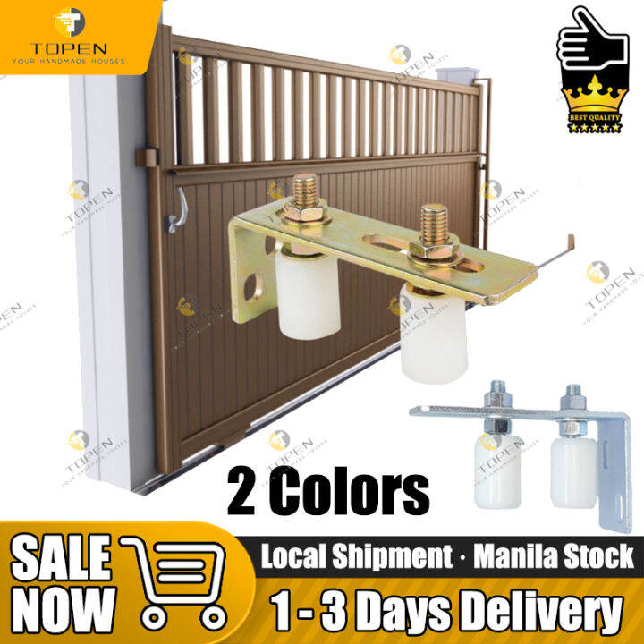 TOPEN F200 80S Slide Gate Guide Post Rollers Adjustable Dual Nylon ...