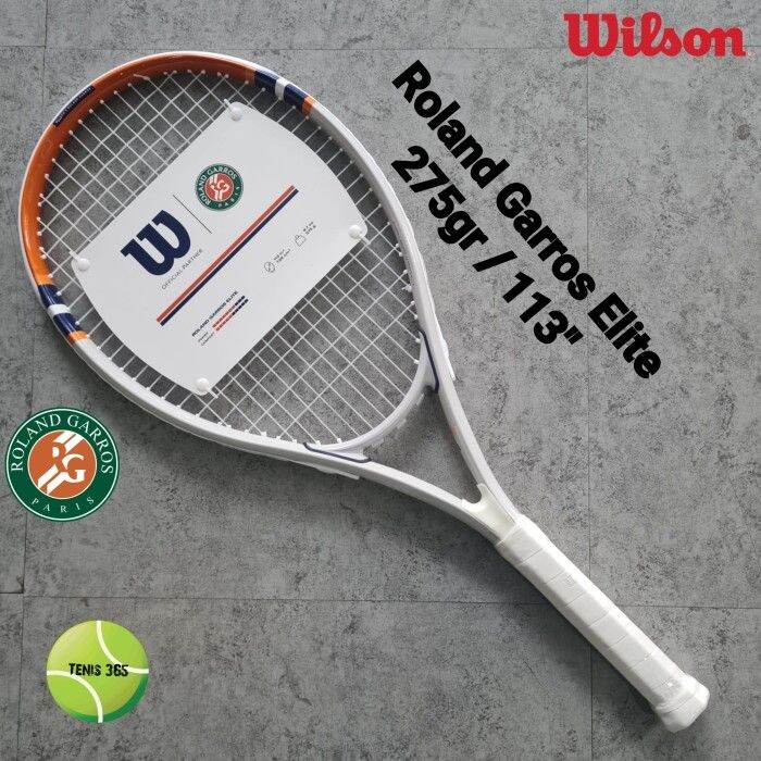 Raket Tenis Wilson X Roland Garros Elite 2023 ( 275gr / 113" ) | Lazada ...