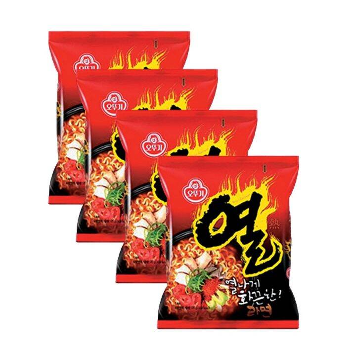 Ottogi Yeol Ramyun Pouch 120g x 4 | Lazada PH