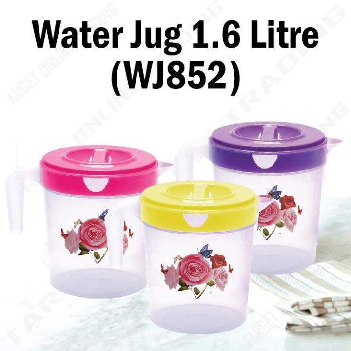 LAVA Plastic Water Jug 1.6 Litre WJ852 Kitchen Serving Drink/Jag Air ...