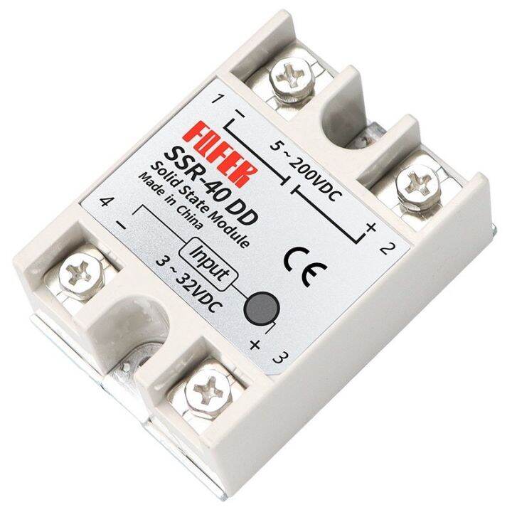 DCSSR-40DDโซลิดสเตทรีเลย์ Solid State Relay DC to DC.SSR-40DDDC SSR-40AAส่งสินค้าทุกวัน | Lazada ...