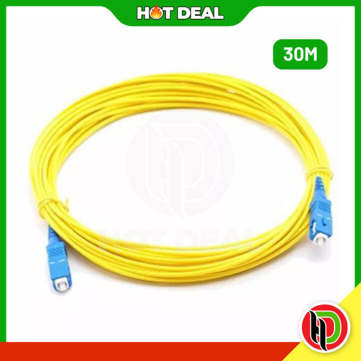 Hotdeal 30m SC-SC Fiber Optic Simplex Patch Cord For TM Unifi and Maxis ...