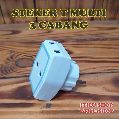 STEKER T MULTI 3 CABANG | Lazada Indonesia