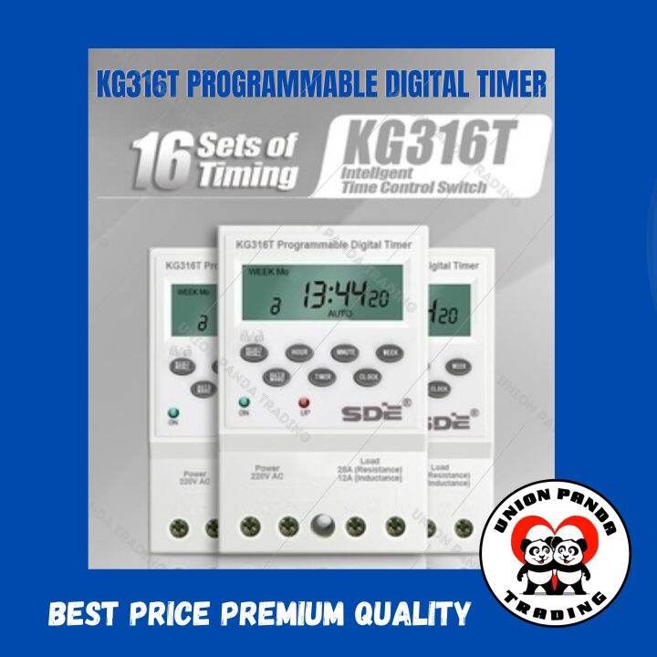 Kg316t Programmable 24 Hours Digital Timer Kg316t Time Control Switch