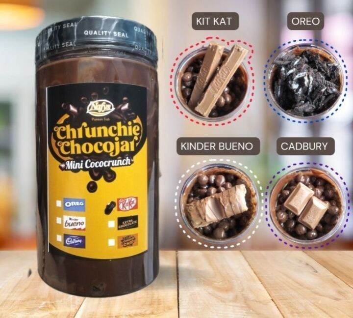 FREE TOPPING CHOCOJAR 600ML PREMIUM BALANG BESAR | Lazada