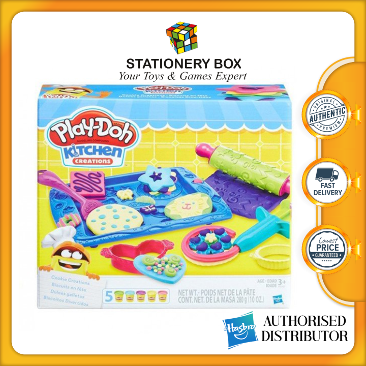 ORIGINAL - Hasbro Play-Doh DIY Cookie Creation Play Food Set for Kids Ages 3+, Non-Toxic (B0307 ...