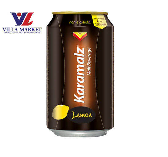 Karamalz Lemon Malt Can 300ml non-alcoholic | Lazada.co.th