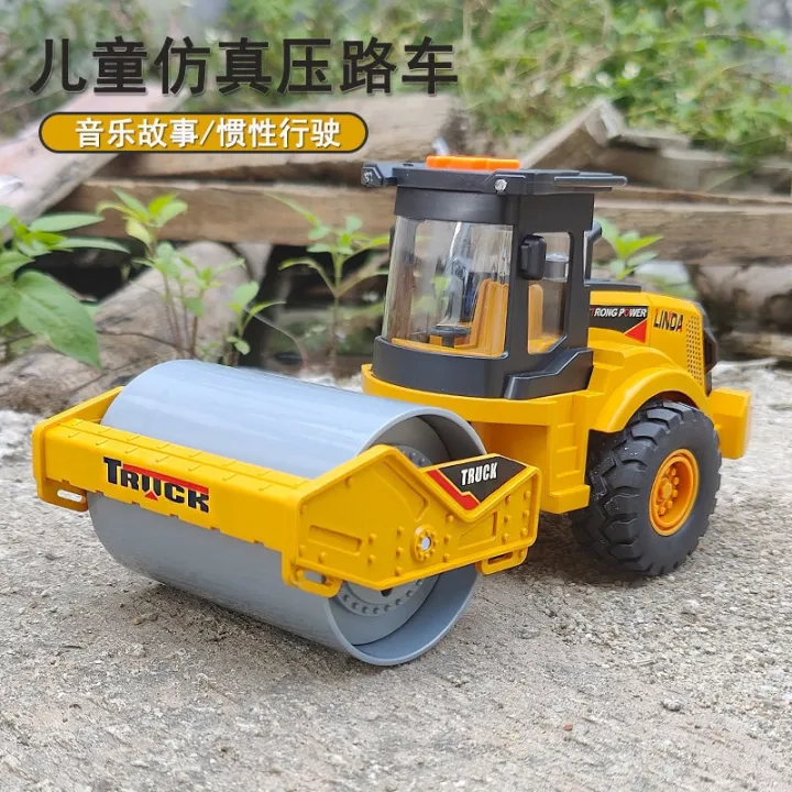 Large road roller toy road compactor simulation model children's ...