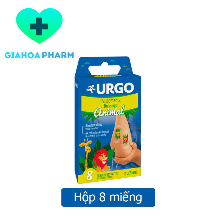 Băng cá nhân hình thú dành cho trẻ em Urgo Tattoo Dressing | Lazada.vn