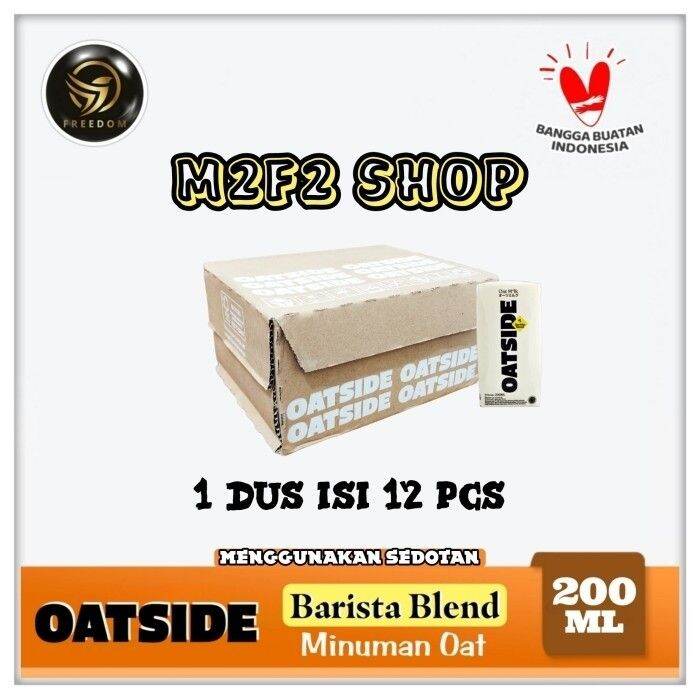 OATSIDE Mini Barista Blend Oat Milk | Susu Gandum Original Kotak UHT | Straw - 200 ml | Lazada ...