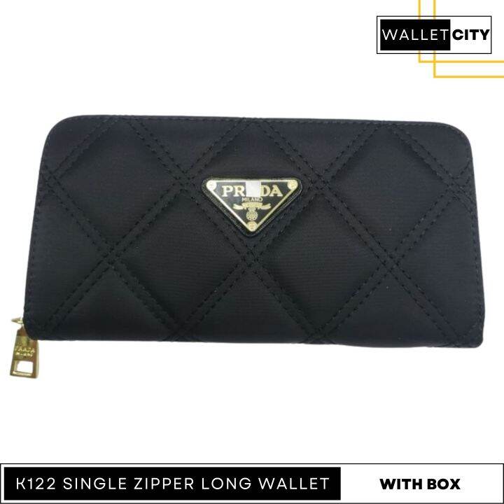 Walletcity Unisex Single Zipper Long Wallet (With Box) #K122 | Lazada PH