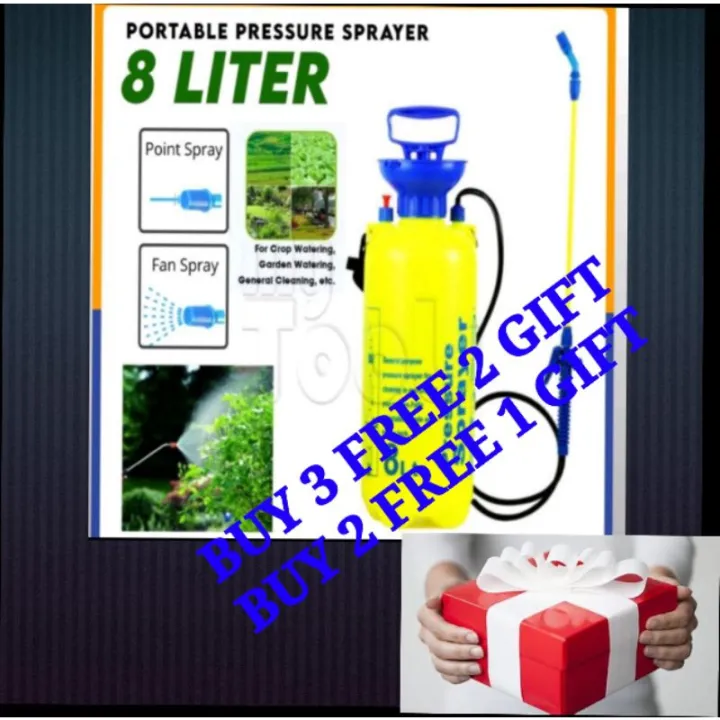 8 DAN 2 LITER MANUAL PRESSURE SPRAYER PUMP SPRAY PUM RACUN SPRAY PUM ...