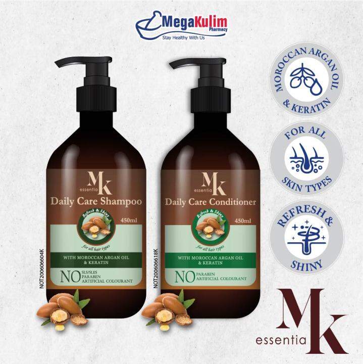 Mk Essentia Daily Care Shampoo / Conditioner 450mL | Lazada