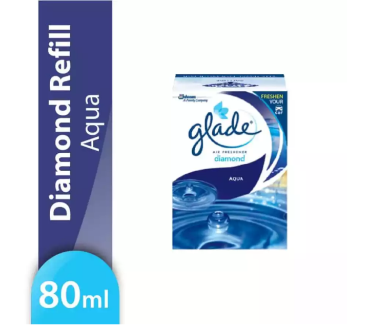 Glade Diamond Aqua Pengharum Mobil [80 mL/ Refill] | Lazada Indonesia