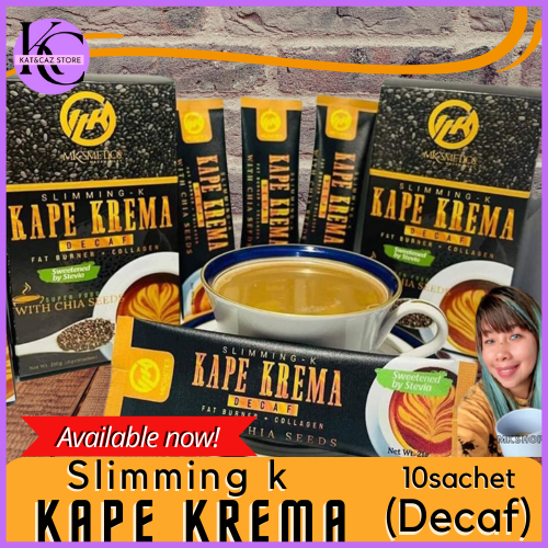 Authentic Slimming k KAPE KREMA Decaf BY MADAM KILAY 10 SACHET/BOX(NEW ...