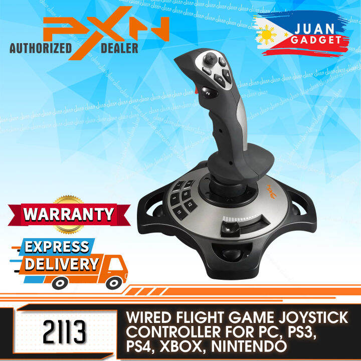 PXN Pro 2113 Wired 4 Axles Flying Game Arcade Joystick Controller ...