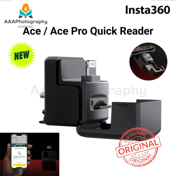 【พร้อมส่ง】 Insta360ตัวอ่านด่วน Ace/ace Pro ไม่จำเป็นต้องใช้ Wi-Fi ง่าย ...
