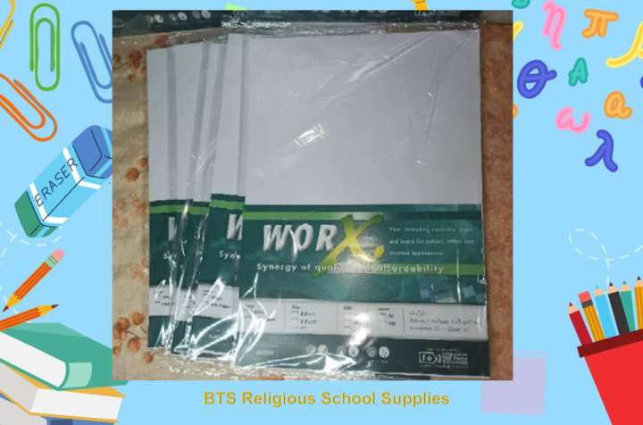 WORX BOARD 10's/SHORT/A4/200gsm by B+T+S | Lazada PH