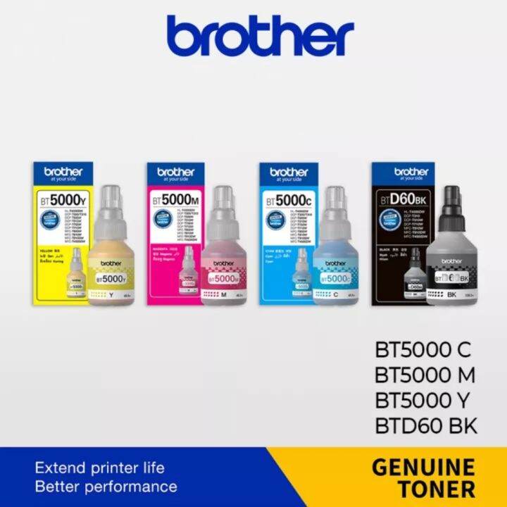 Brother Genuine Ink Bottle Bt5000 Bt6000 Btd60 D60 | Lazada PH