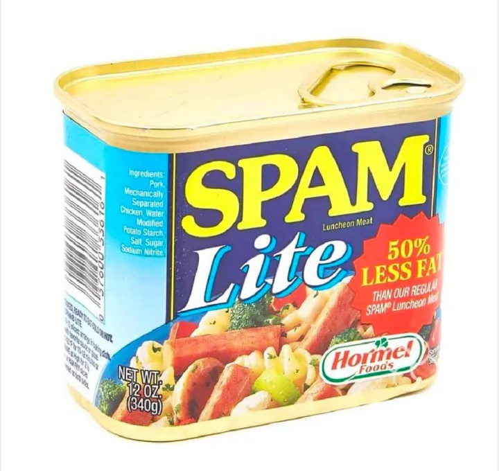 Spam Lite 50% Less Fat Luncheon Meat 340g | Lazada PH