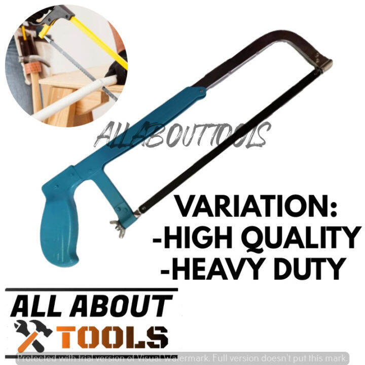 (AAT) 1 PC Multi-Purpose Hand Saw Metal Hacksaw Frame Set DIY Wood ...