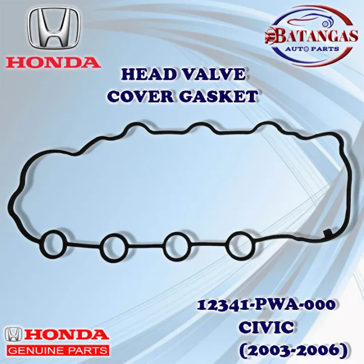 Original Valve Cover Gasket for Honda Civic (2003-2006) 12341-PWA-000 ...
