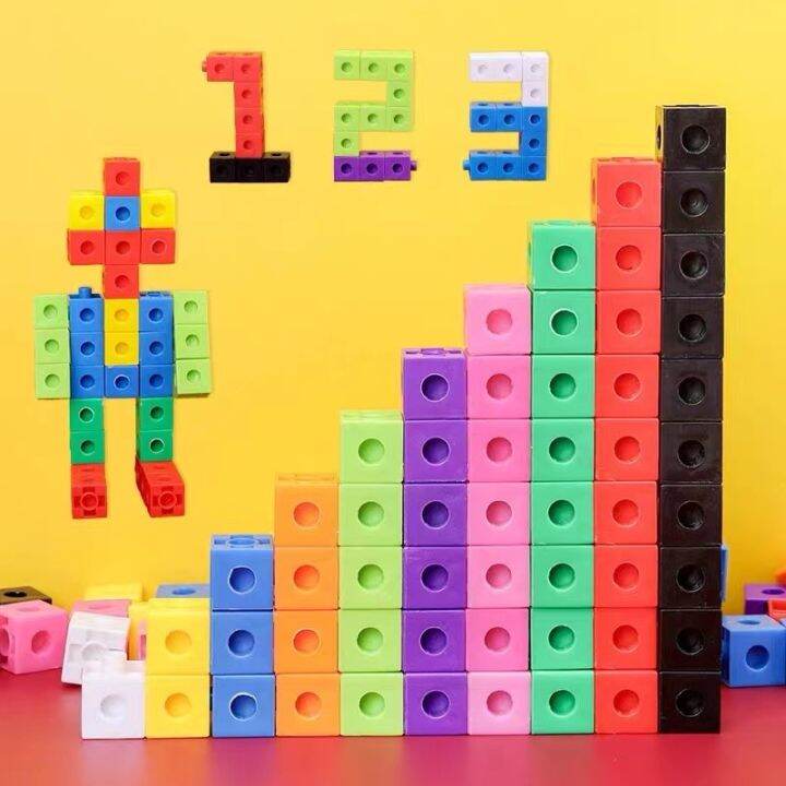 100pcs 2cm Math Linking Cubes Blocks Snap Cubes Link Cubes Link