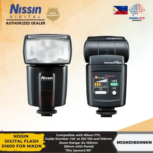 Nissin Digital Flash Di600 for Nikon - Cerebral Optic Merchandising ...