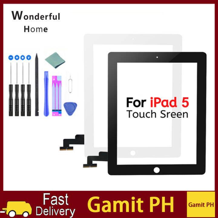 [Gamit PH]Touch Screen Digitizer with Frame Bezel Outer Panel for Apple iPad 5/iPad 6/iPad 7 ...