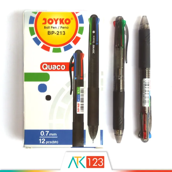 Pulpen Joyko BP-213 Quaco 4 Warna / Colours | Lazada Indonesia