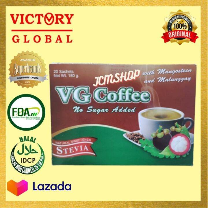 100% Original VG Coffee No Sugar Added with Mangosteen and Malunggay ...