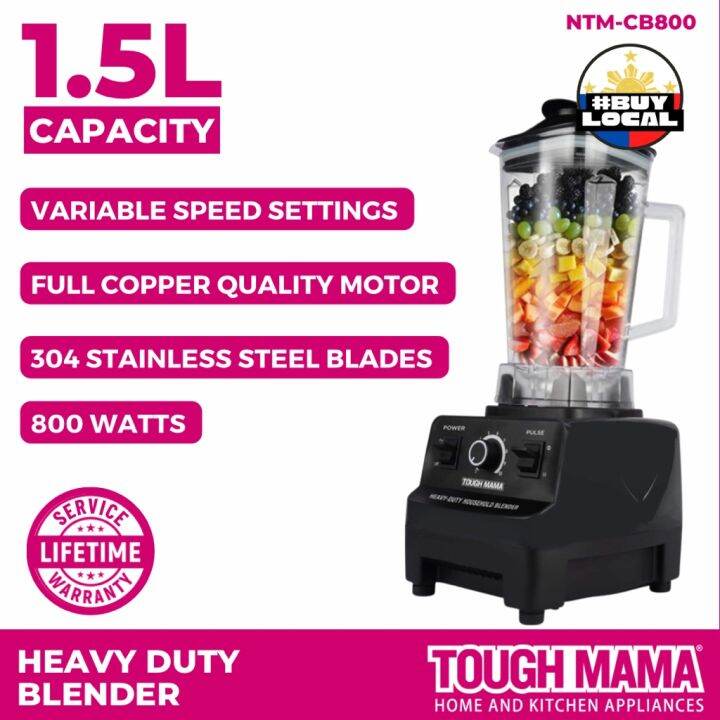 Tough NTM-CB800 Heavy Duty 1.5 Liters Blender Commercial | Lazada PH