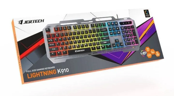 #JERTECH LIGHTNING K910 GAMING KEYBOARD | Lazada