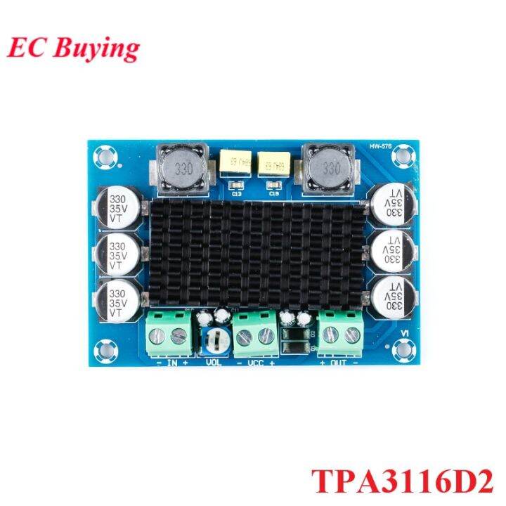 TPA3116D2 Mono Amplifier Board 100W DC 12V-26V TPA3116 High Power Audio Digital AMP Module Sound ...