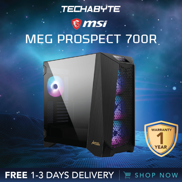 MSI MEG PROSPECT 700R | Mid-Tower Gaming Case | Lazada Singapore