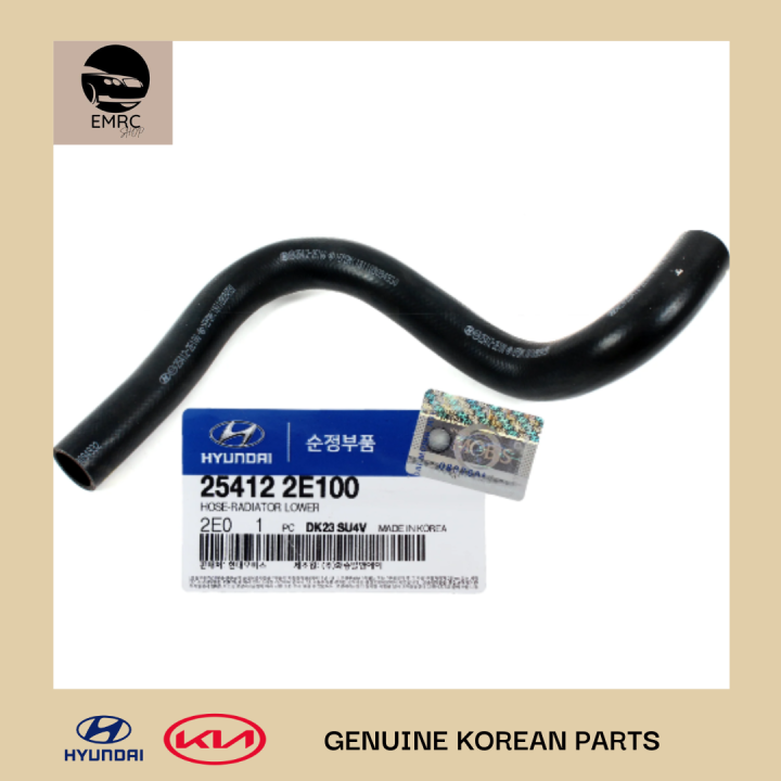 HOSE RADIATOR UPPER 254112E101 LOWER 254122E100 FOR HYUNDAI TUCSON 2.0 ...
