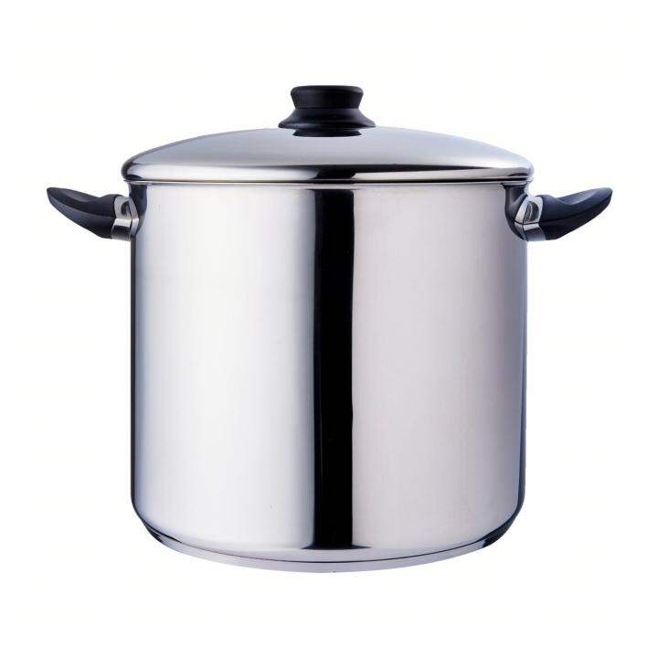 PUJADAS Apartamento Stainless Steel Stock Pot With Lid 28Cm | Lazada ...