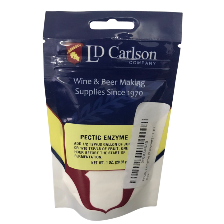 LD Carlson Company Pectic Enzyme Powder 1oz., 28.35g PACKAGING MAY VARY ...