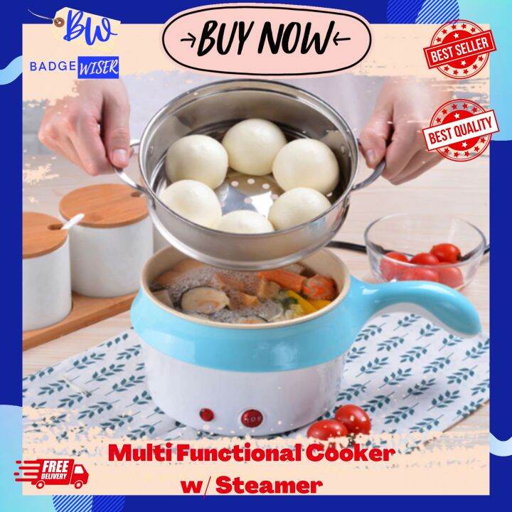 Badge Wiser Durable Mini Stainless Multi-Functional Electric Cooker ...