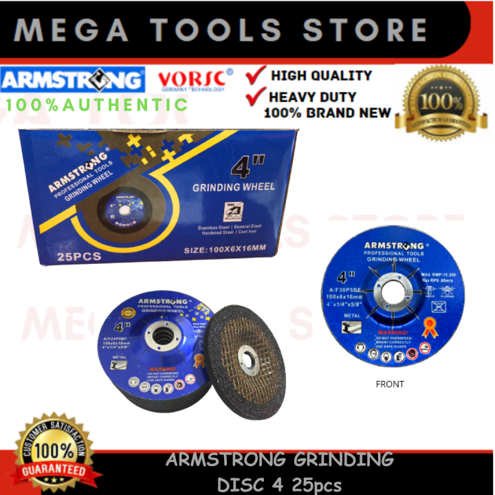 ARMSTRONG GRINDING DISC 4 25pcs | Lazada PH