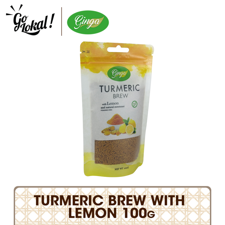 Ginga Turmeric Brew with Lemon 100g | Lazada PH