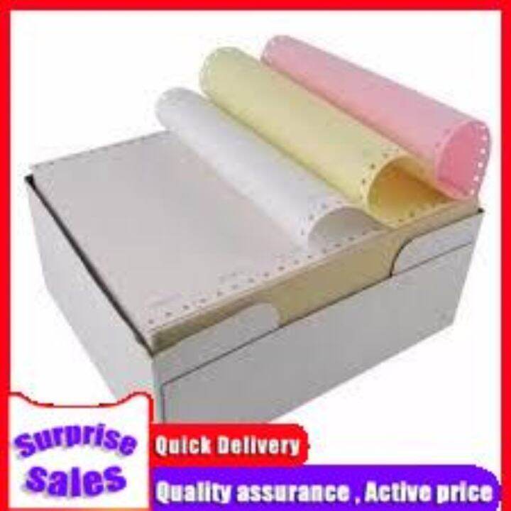 BF888-Carbonless Continous Paper 1 Half 3 Ply for Dot Matrix Paper ...