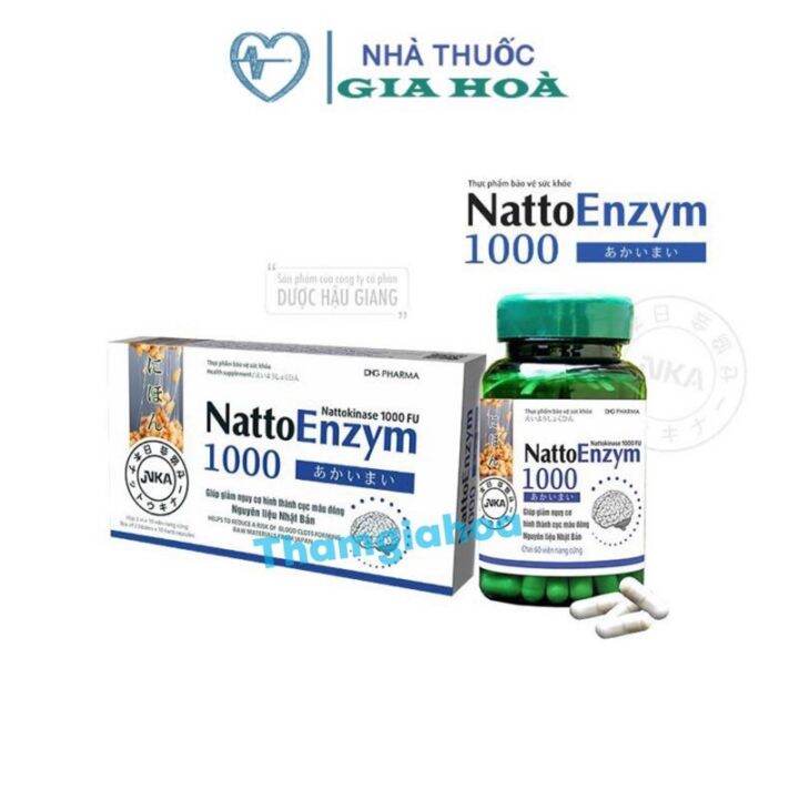[HCM]Nattoenzym/ Nattoenzym 1000- Viên Uống Hổ Trợ Làm Tan Cục Máu Đông ...