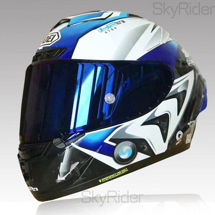 SHOEI Full Face Motorcycle helmets X14 BMW HP4 Helmet Riding Motocross Racing Motobike Helmets ...