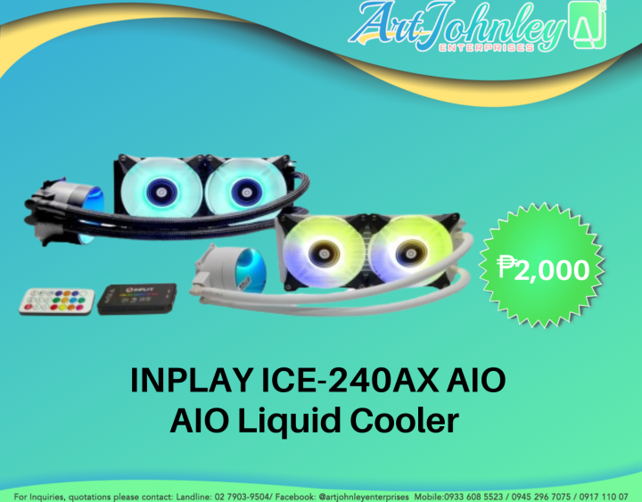 INPLAY ICE-240AX AIO AIO Liquid Cooler | Lazada PH