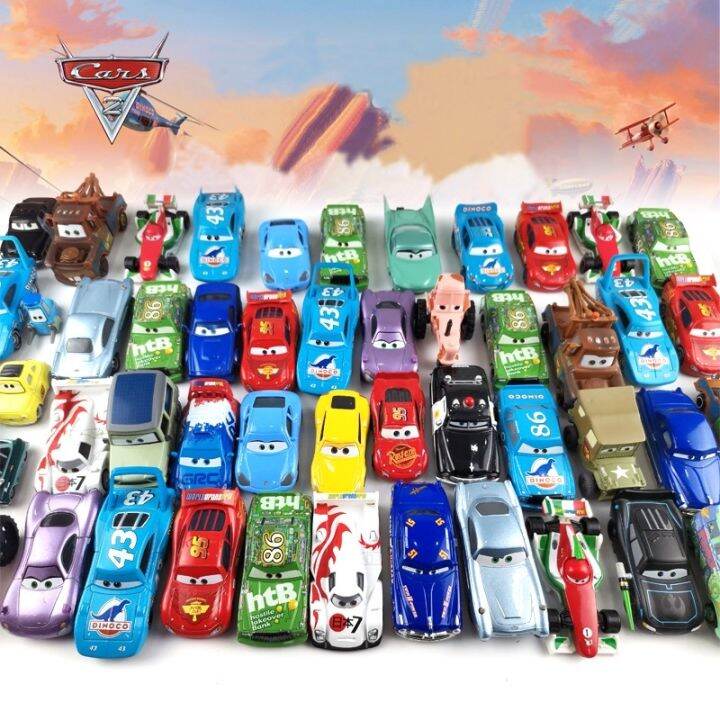 Boys Disney Pixar Cars 2 3 Metal Alloy Car Models Lightning McQueen ...
